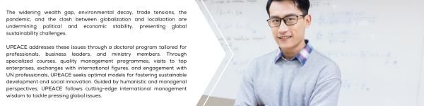 PhD in Leadership and Sustainable Development – UPEACE